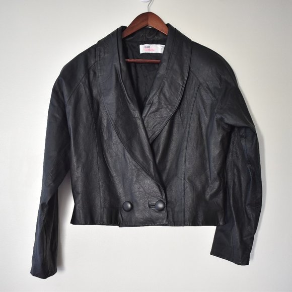 Avon | Jackets & Coats | Vintage Avon Fashions Leather Blazerstyle ...